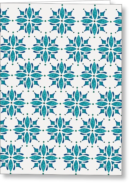 watercolor tile pattern